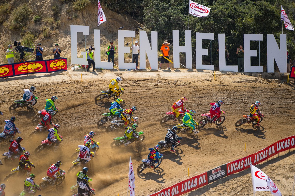 Behind the fence at Glen Helen! - MotoHead