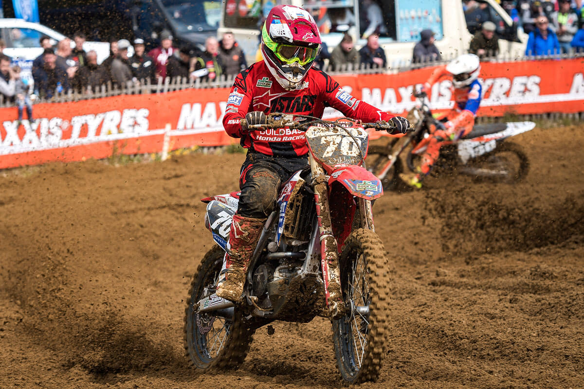 Josh Gilbert on the box at Canada Heights – MotoHead