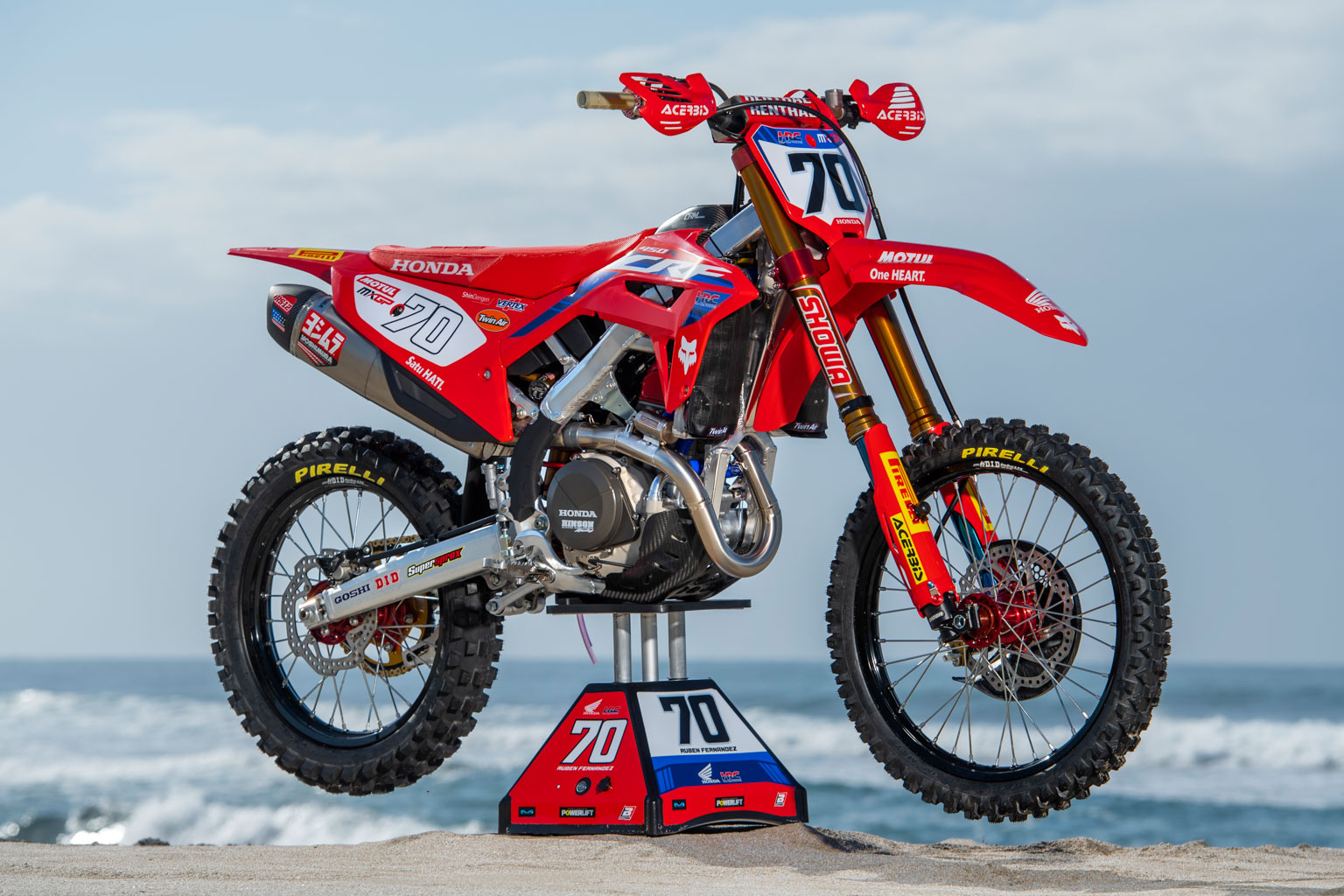 Gajser and Fernandez debut factory HRC 450s – MotoHead